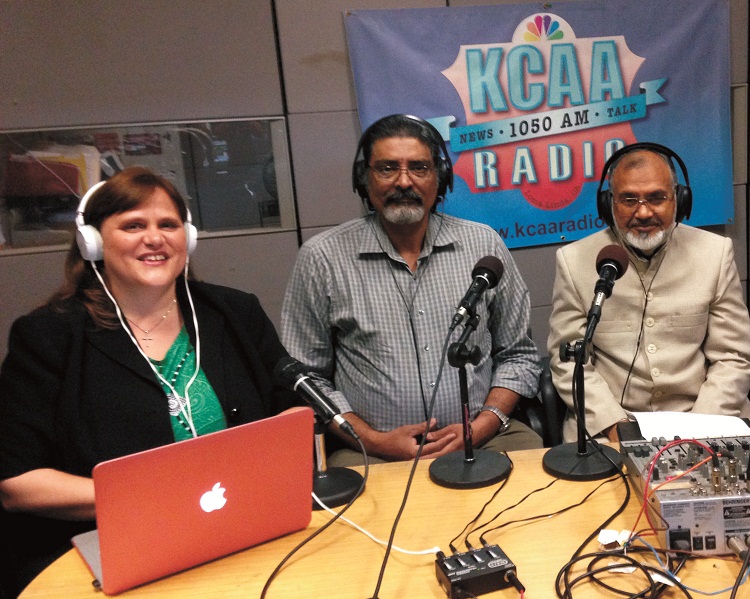 “Understanding Islam” radio show hosts on 06-24-14 (L-R) Erin Brinker ...