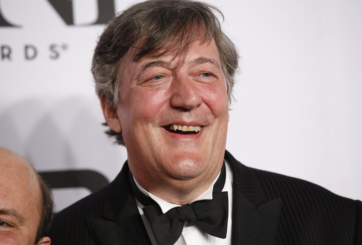 Actor Stephen Fry arrives for the American Theatre Wing’s 68th annual ...